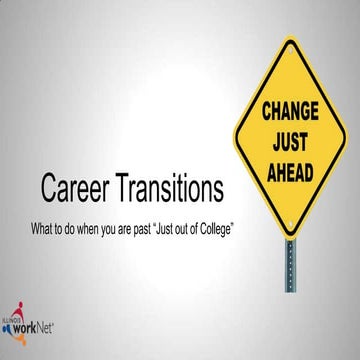 Career transitions webinar | PPTX