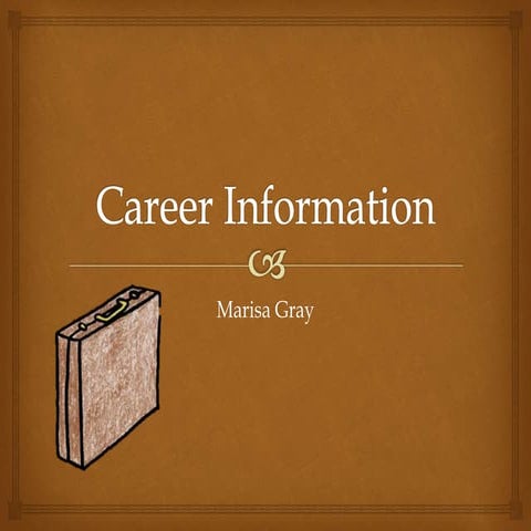 Planning: Understanding the job market | PPTX