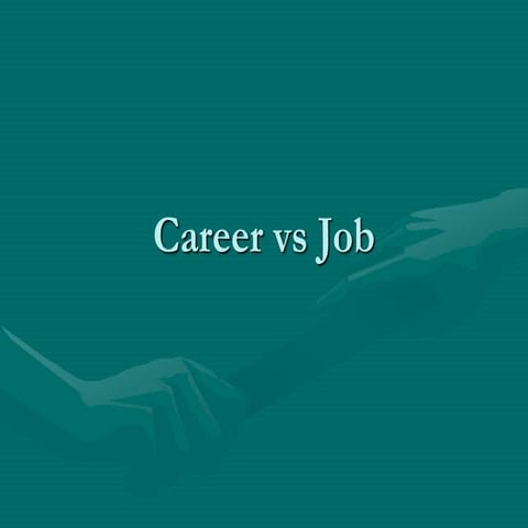 Career vs Job should choose after 12 standard which one is better job ...