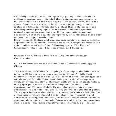 Carefully review the following essay prompt. First, draft an outli.docx