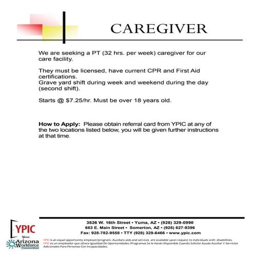 Caregiver | PDF