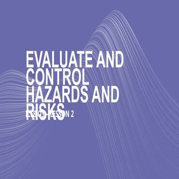 Caregiving 7_8-WEEK-8-Evaluate and Control Hazards and Riks.pptx