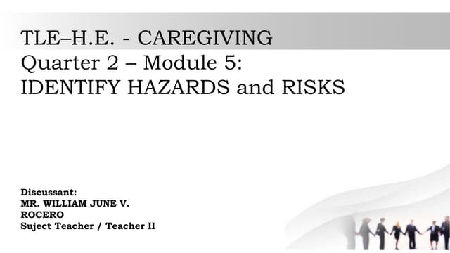 Hazards and risks in the workplace | PPTX