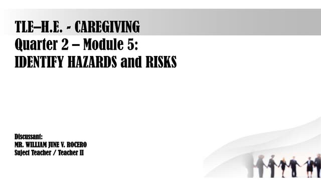 Hazards and risks in the workplace | PPTX