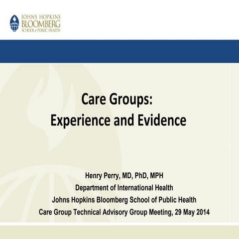Care group presentation 29 may2014-final | PPT