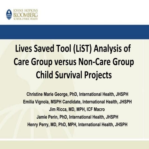 Care group presentation 29 may2014-final | PPT