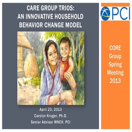 Care Group Trios: An Innovative Household Behavioral Change Model ...
