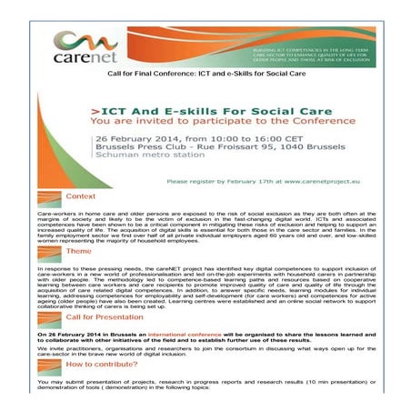 CareNET project explained | PPT