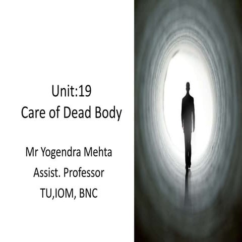 Nursiing consideration- Last office death care | PPTX