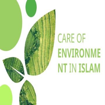 Care of Environment in Islam - Tadabbur.pptx