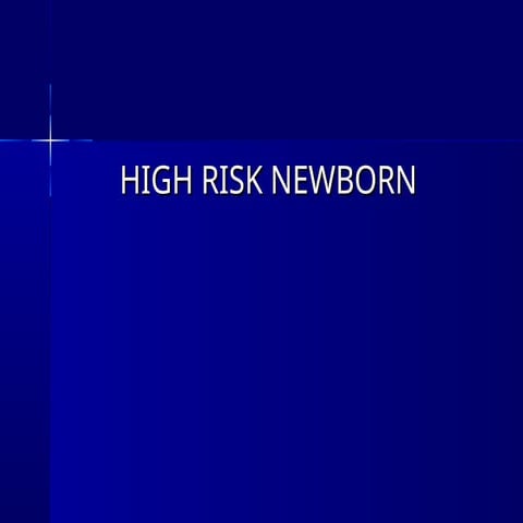 Advanced Care of HIGH RISK NEWBORN in LMICs .ppt