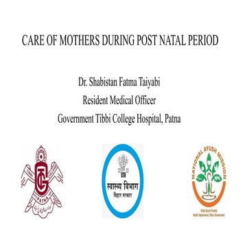 Post natal care | PPTX