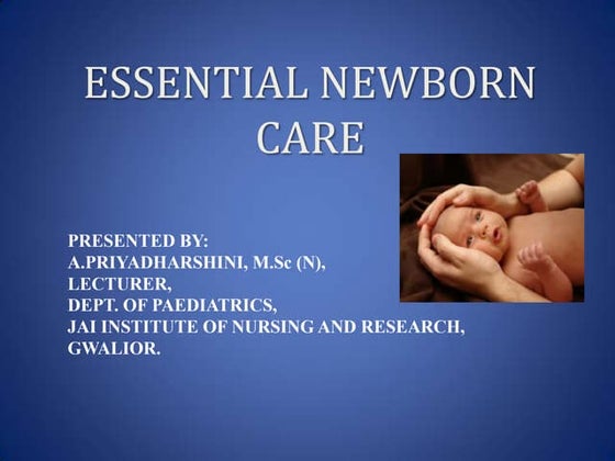 NEWBORN CARE | PPT