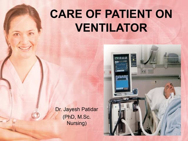 Trouble shooting of mechanical ventilator | PPT