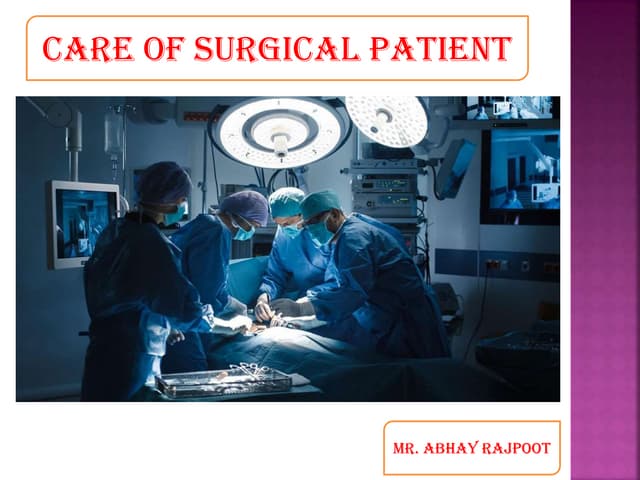 Pre operative checklist | PPTX