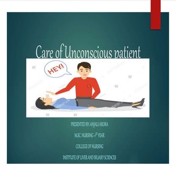 Care of unconscious patient | PPT