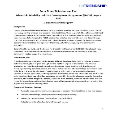 Carer Group Guideline and Plan_English_FDIDP.docx