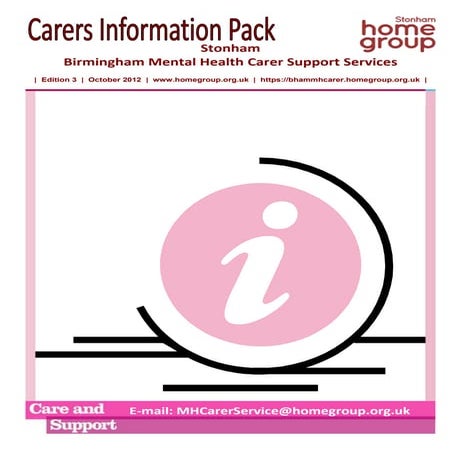 Carers information pack october 2012 | PDF