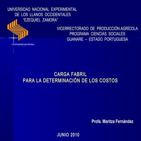 Carga fabril ponencia2 | PPT