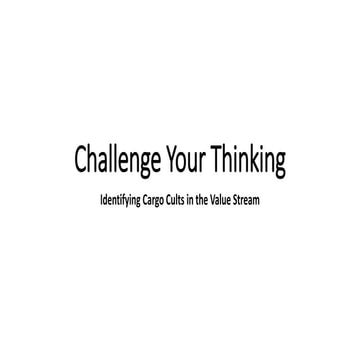 Challenge Your Thinking | PPTX