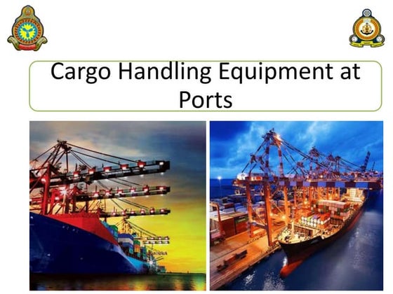 Cargo Handling In Port Pptx