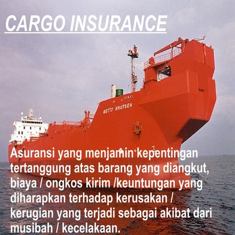 Cargo insurance upload | PPT