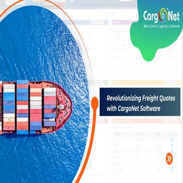 Revolutionizing Freight Quoting with CargoNet: AI-Powered Efficiency for Modern Logistics | PDF