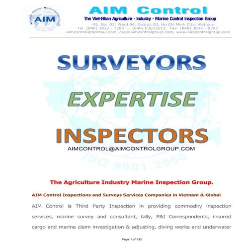 Cargo tally and surveyors | PDF