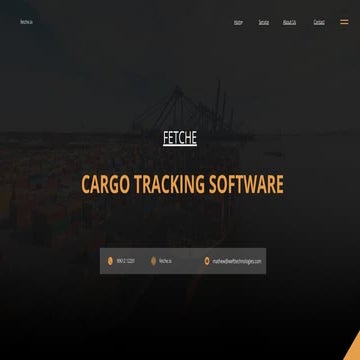 CARGO TRACKING SOFTWARE- FETCHE logistic | PDF