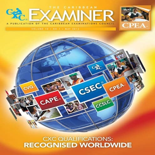 The Caribbean Examiner - CXC Qualifications: Recognised Worldwide | PDF