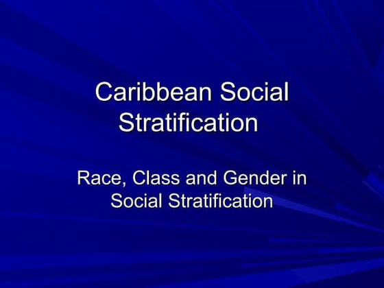 Presentation on social_stratification[1] | PPT