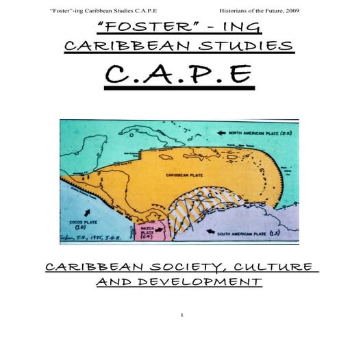 Models of Caribbean societies | PPT