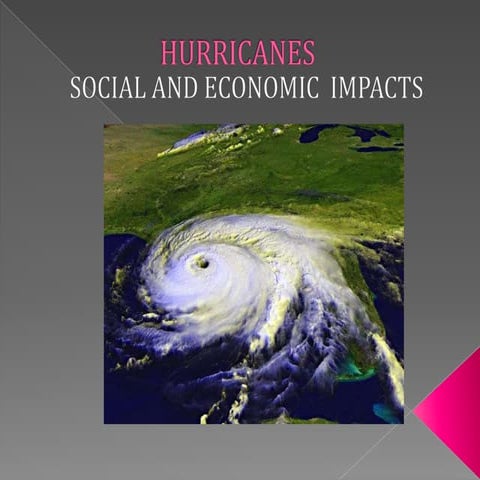 Social and Economic Impacts of Hurricanes | PPTX
