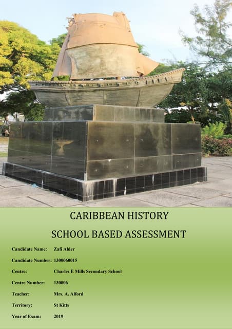 Caribbean history SBA | DOCX | Crime & Harmful Acts to Individuals ...