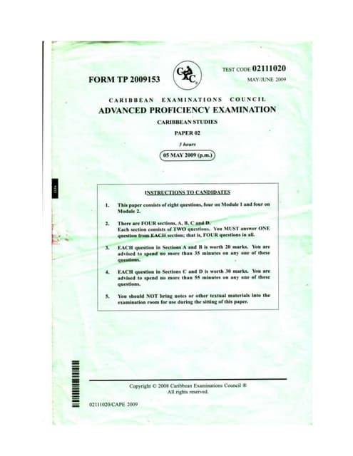 CXC CAPE Communication Studies-Language techniques | DOCX