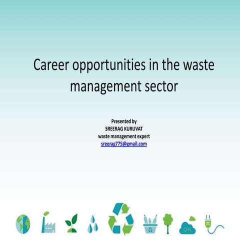 Career in waste management | PPTX