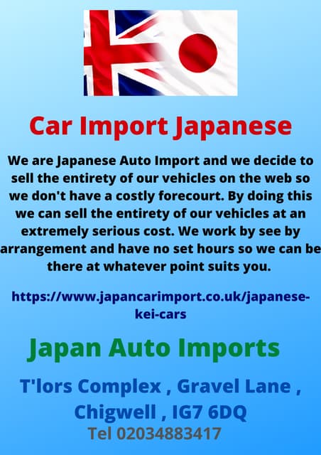 Japanese import cars | PDF