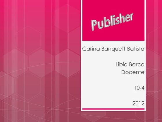 Guía básica de Publisher 2016 | PDF