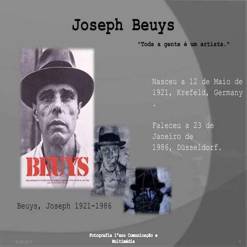 Carina pires joseph beuys | PPTX