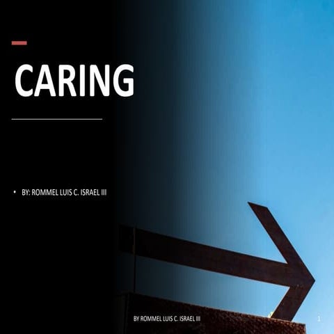 CARING IN THE PRACTICE OF THE NURSING PROFESSION | PPTX