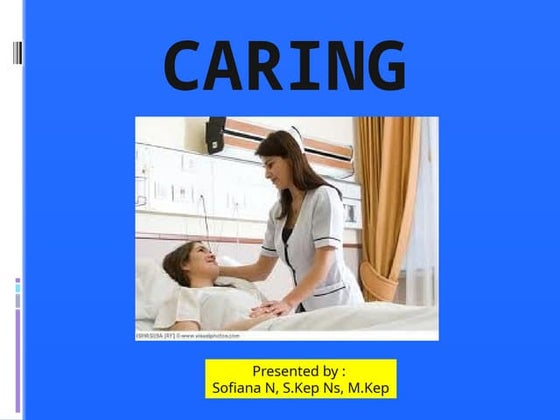 CARING DALAM KEPERAWATAN - TM 1.ppt