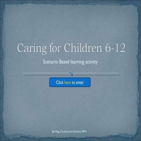 Caring For Children 6 12a | PPT