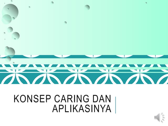 Konsep caring | PPT