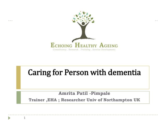 Teepa Snow Dementia Building Skill Handout | PDF