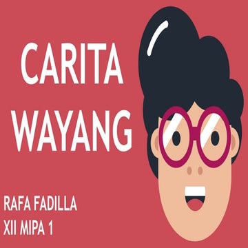 POWERPOINT - Carita wayang | PPTX