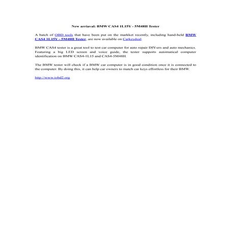 new arriaval bmw cas4 1 l15y 5m48h bmw cas4 | DOCX
