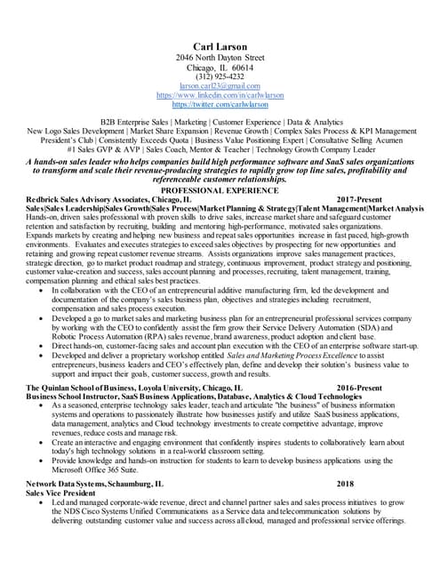 Michael Carney CV | PDF