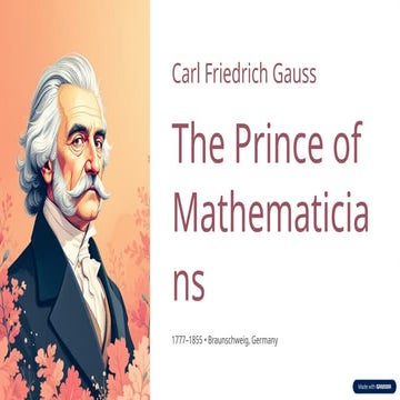 Carl-Friedrich-Gauss..and contributions.pptx