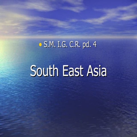 Kingdoms Of Southeast Asia And Korea | PPT