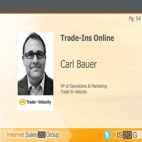 Carl Bauer "Trade-Ins Online | PPT